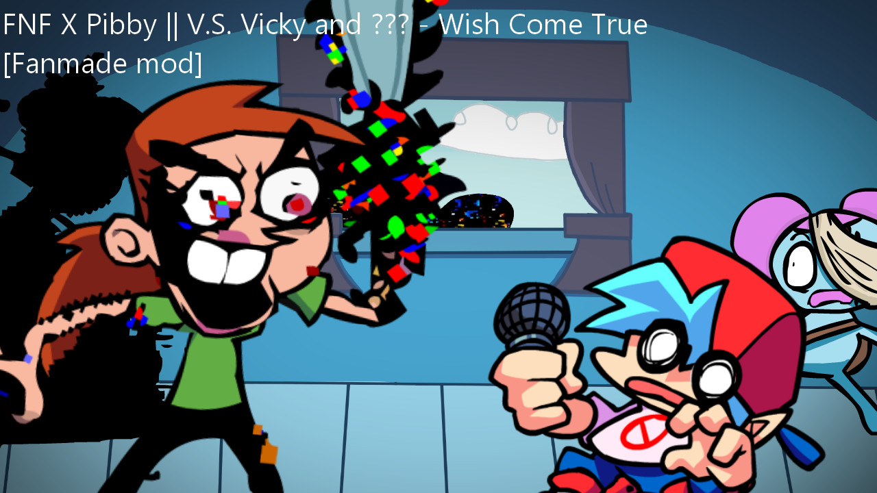 FNF X Pibby || V.S. Vicky and ??? - remix update Mod for Friday Night Funkin' | FNF Mods