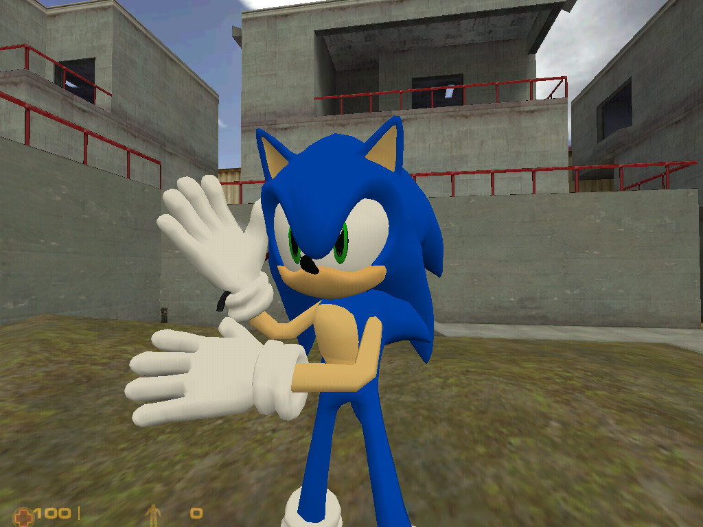 Sonic 2006 Playermodel With Sven CO-OP Animations Mod for Half-Life ...