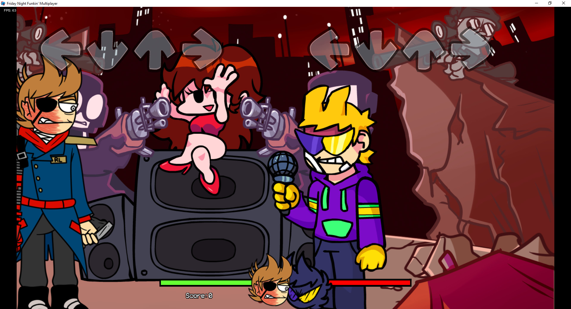 VS eddsworld:Red Fury multiplayer Mod for Friday Night Funkin' | FNF Mods