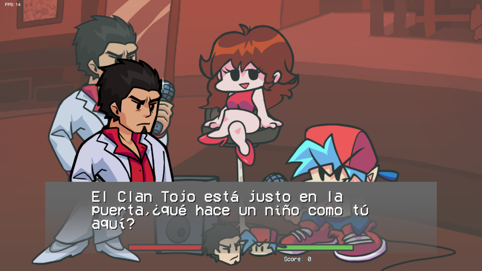 FNF | V.S. Kiryu[ES]PA-Semana completa [Friday Night Funkin'] [Mods]