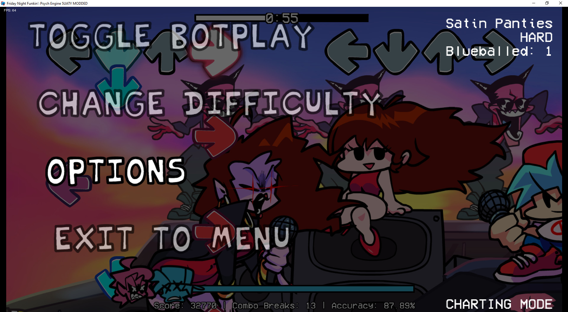 Psych Engine 5uaty Modded [Friday Night Funkin'] [Mods]