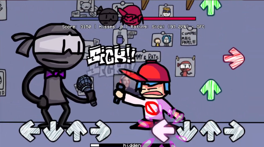 Vs Ninja oculto Demo Mod for Friday Night Funkin' | FNF Mods