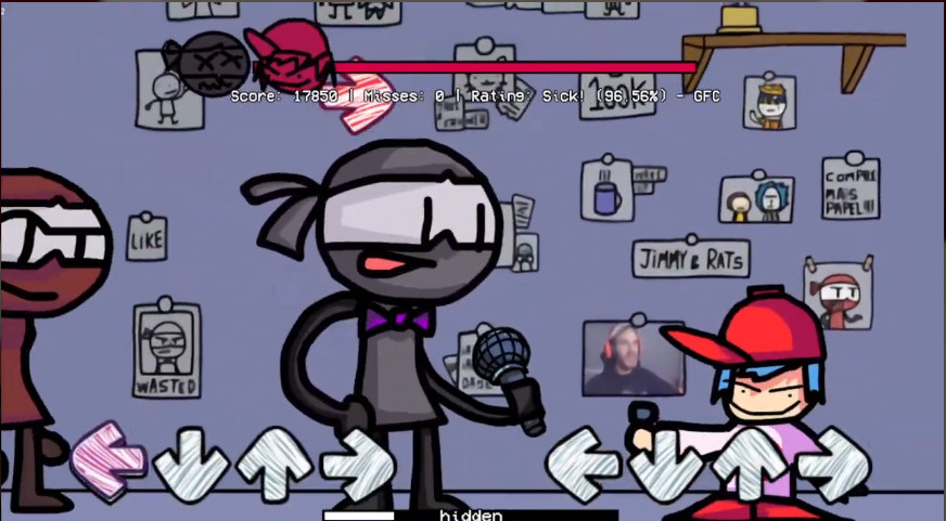 Vs Ninja oculto Demo Mod for Friday Night Funkin' | FNF Mods