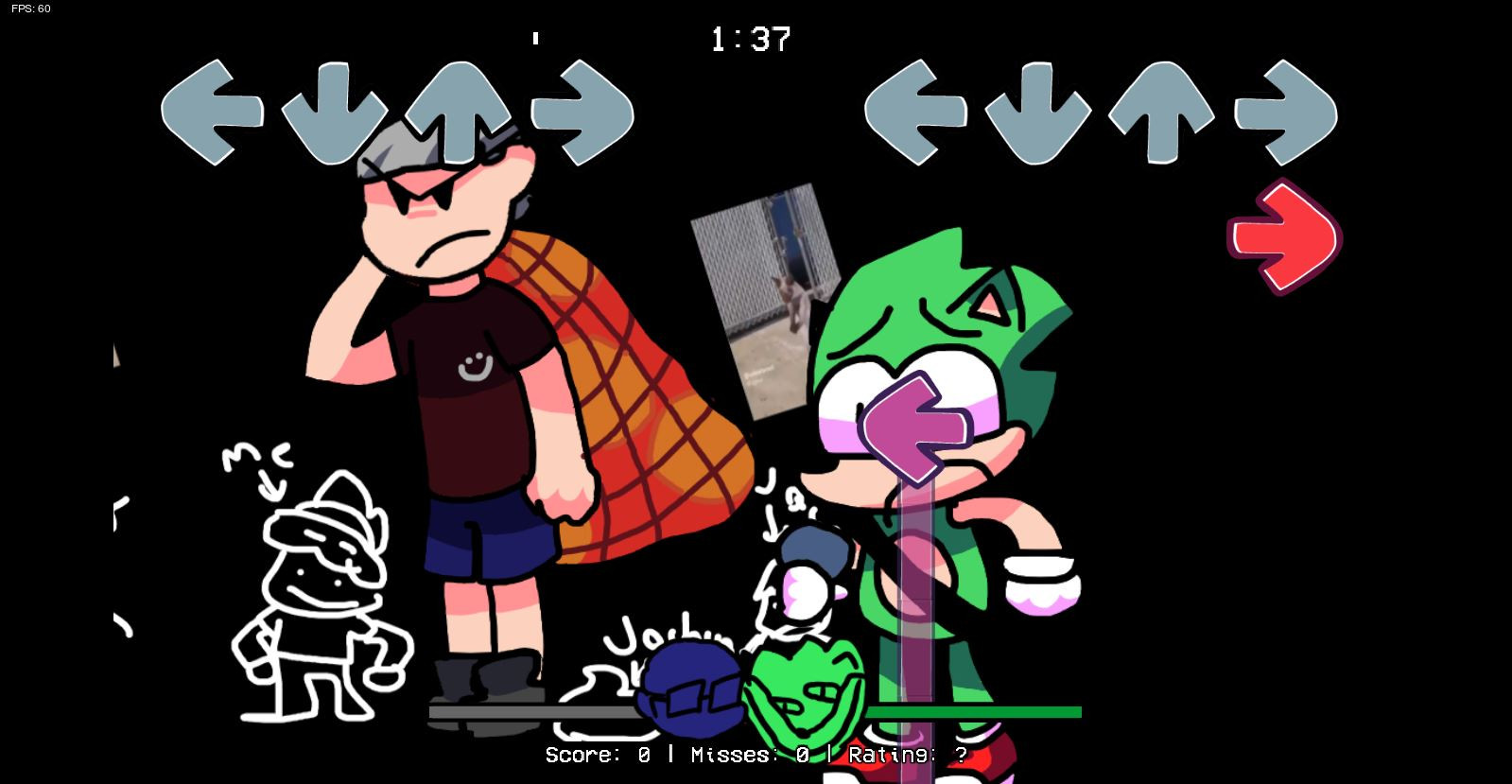 Vs. Big Papa (reskin of arch mod) Mod for Friday Night Funkin' | FNF Mods
