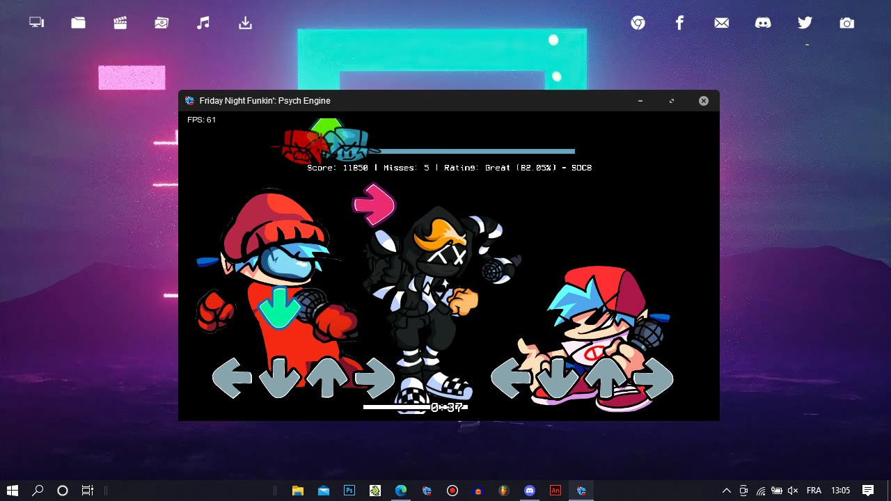 SuS Bf/Gf skin (Final Realese) Mod for Friday Night Funkin' | FNF Mods