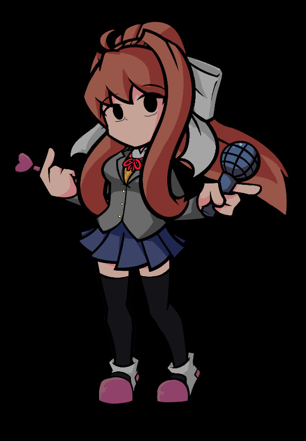 FNF Multiplayer Faker Monika VS Monika Mod for Friday Night Funkin ...