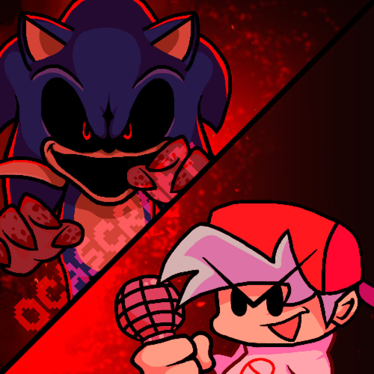 Fnf Sonic.exe 2.0 update reworked 5 songs in total Mod for Friday Night ...