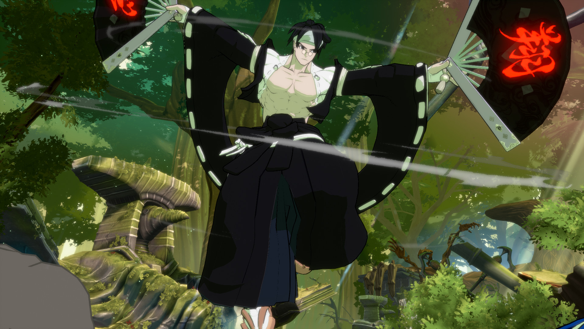 Guilty Gear Strive Anji with Bleach Byakuya Colors | JCR Comic Arts