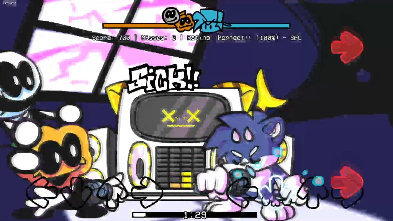 Protogen over gf [Friday Night Funkin'] [Mods]