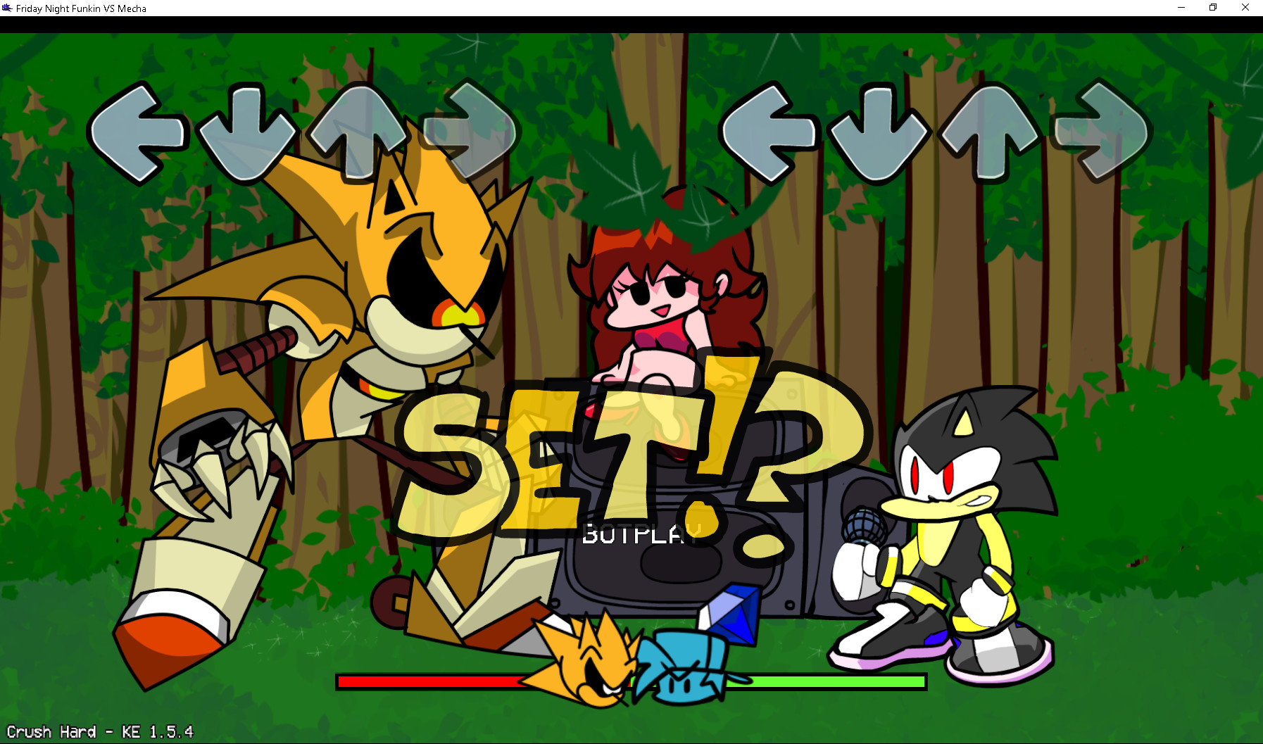 Five the hedgehog Mod for Friday Night Funkin' | FNF Mods