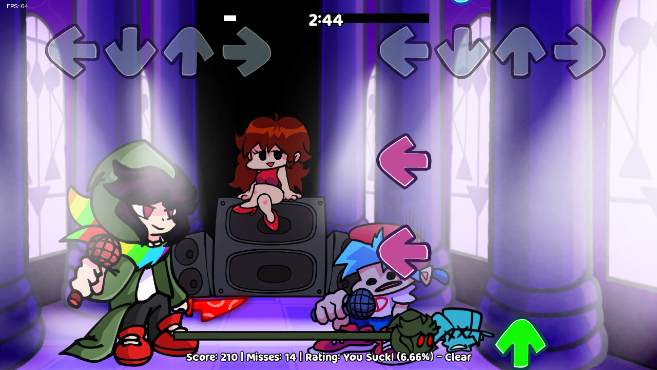 Storyshift facing demons skin Mod for Friday Night Funkin' | FNF Mods