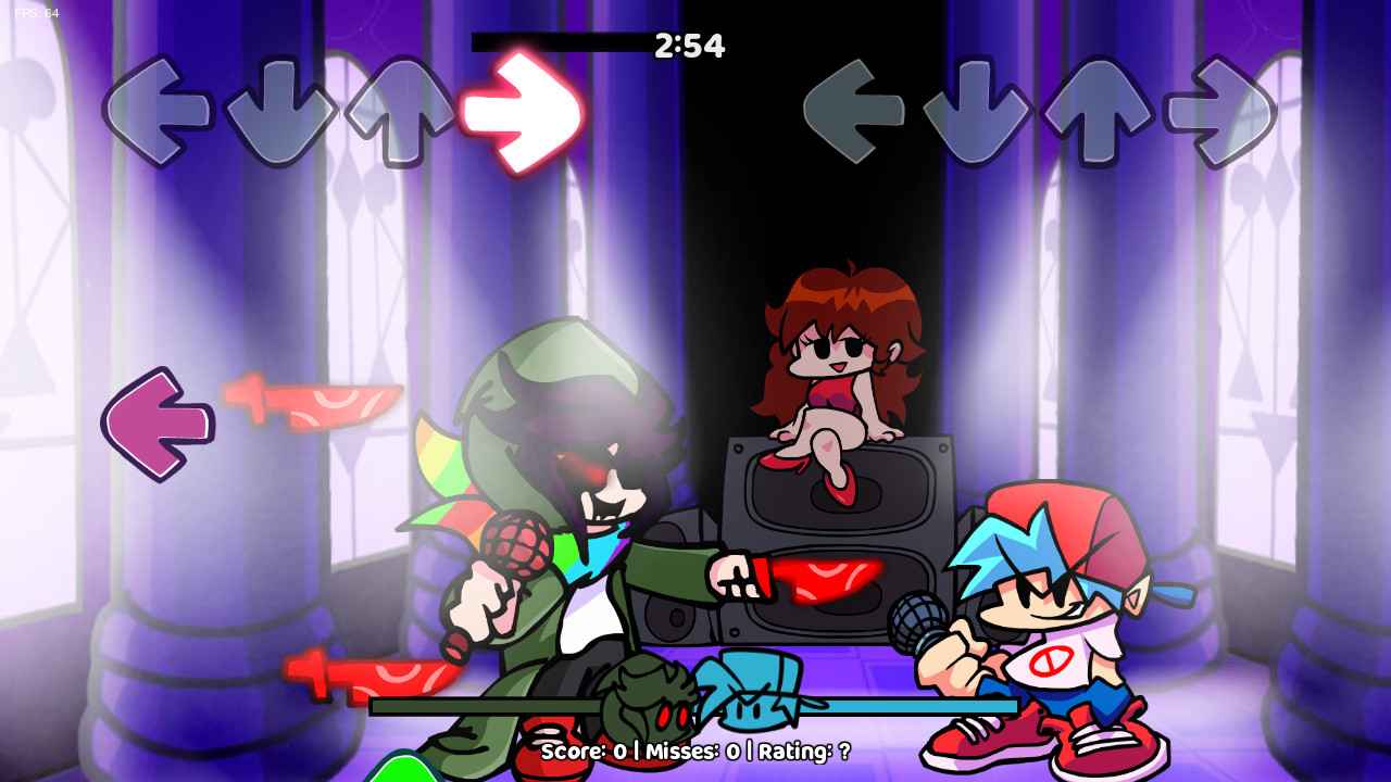 Storyshift facing demons skin Mod for Friday Night Funkin' | FNF Mods