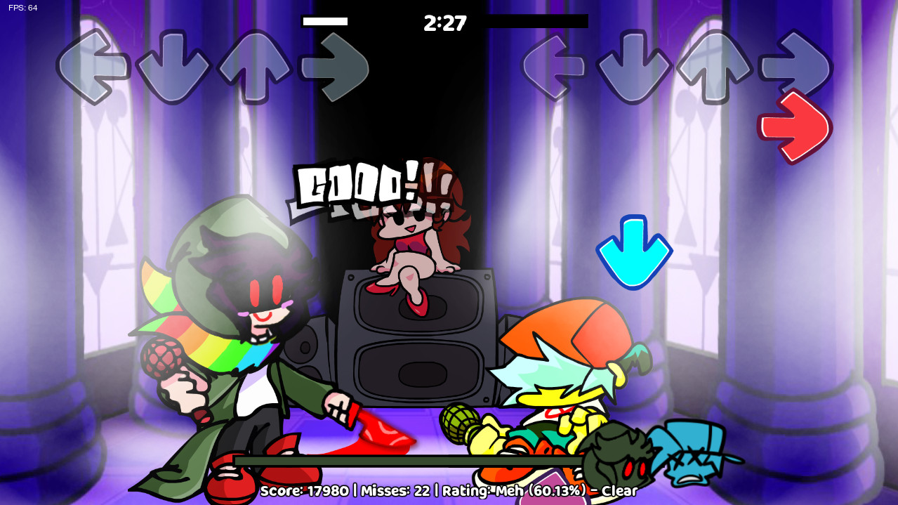 Storyshift facing demons skin Mod for Friday Night Funkin' | FNF Mods