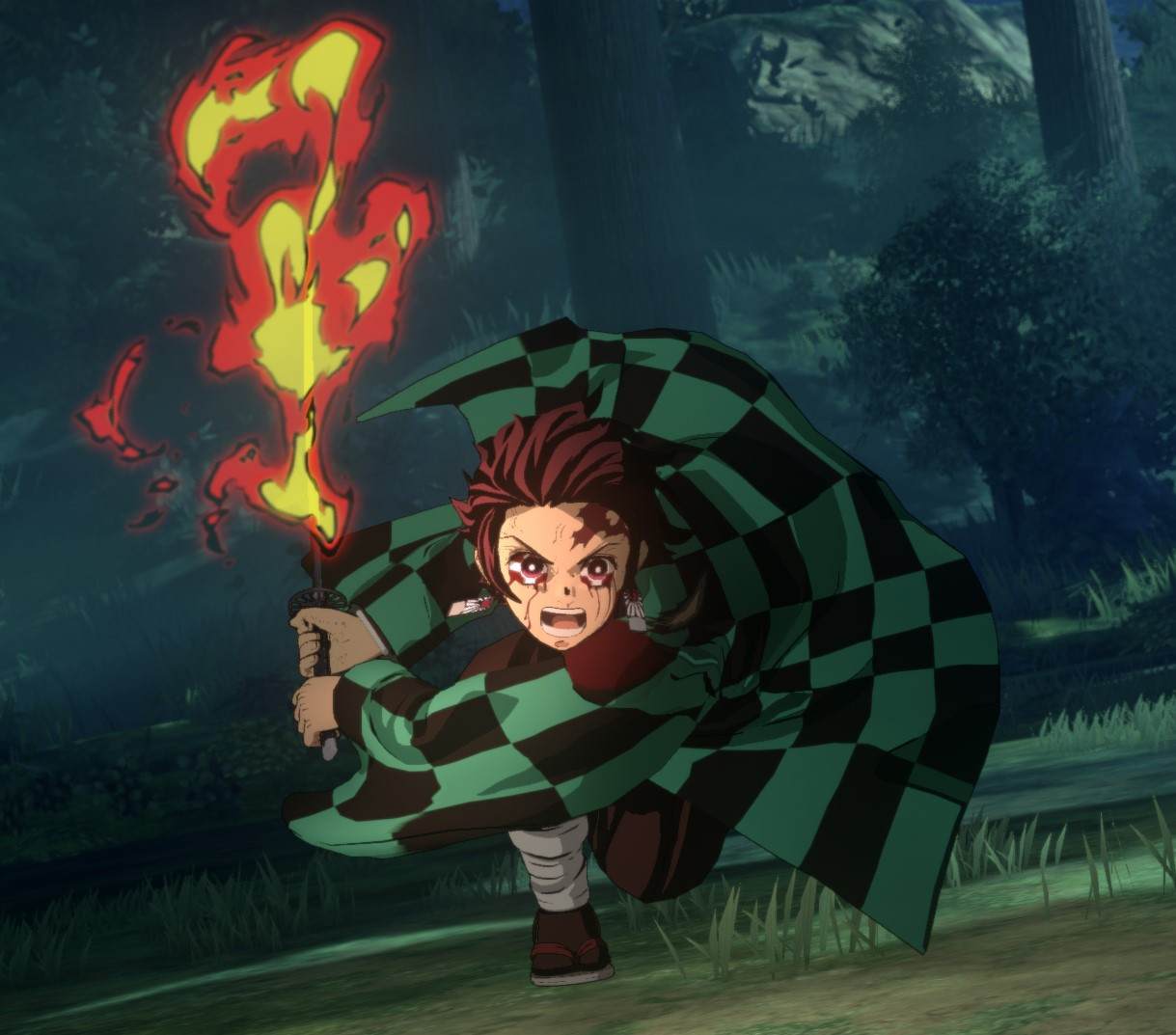 (SPOILER) Bloody Rage Tanjiro's Hinokami Kagura Mod for Demon Slayer ...