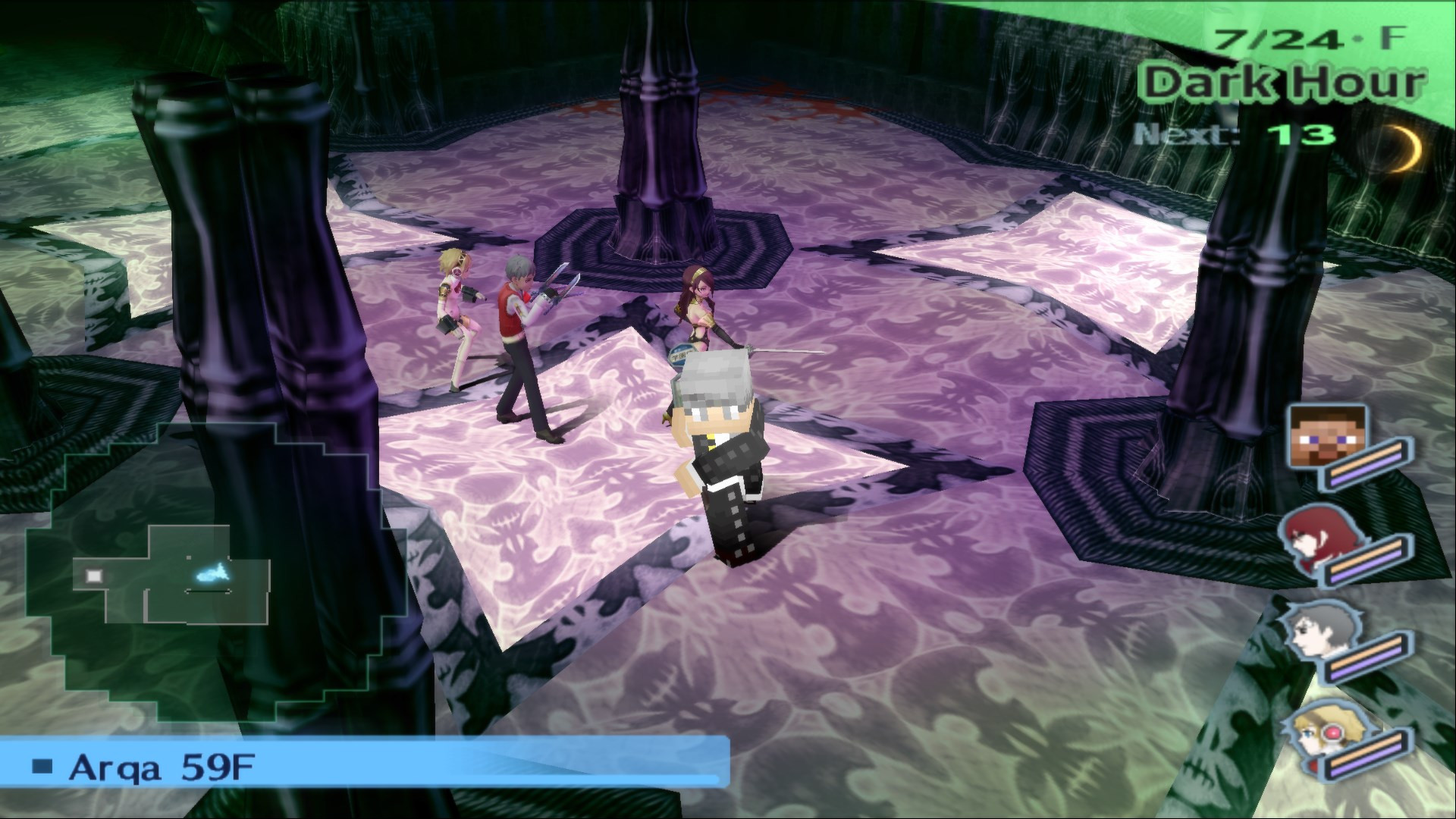 Minecraft Skins over MC Mod for Persona 3 FES | P3FES Mods