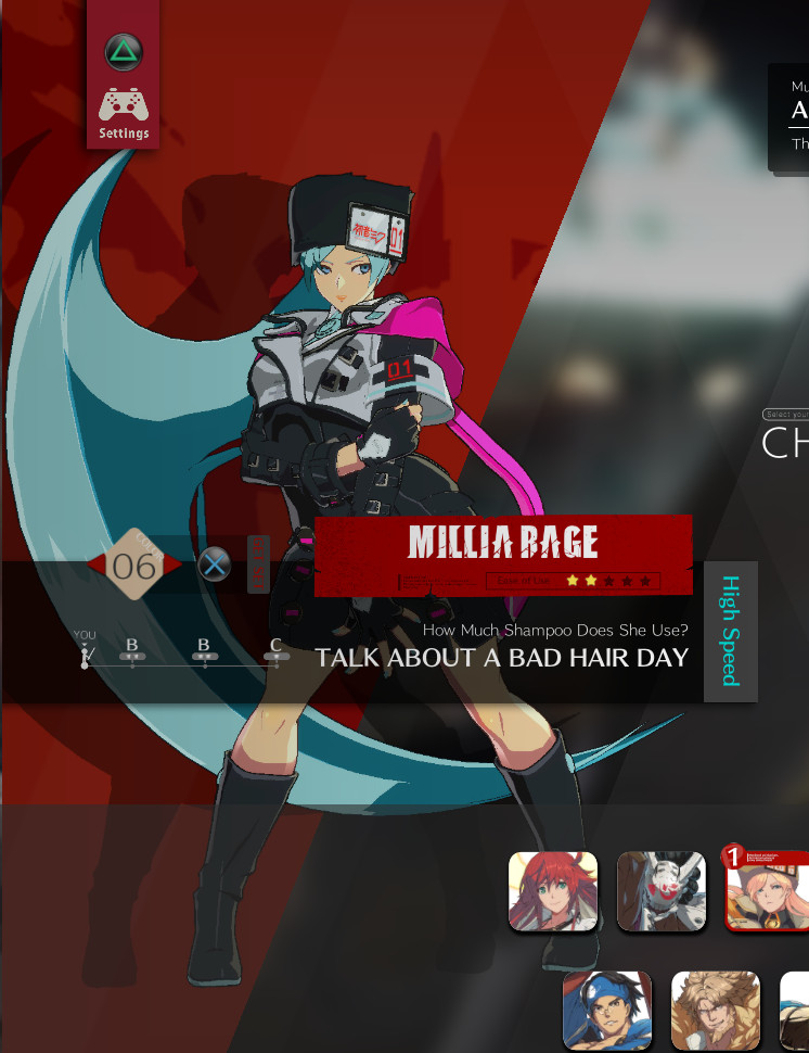 Hatsune Miku Millia [GUILTY GEAR -STRIVE-] [Mods]