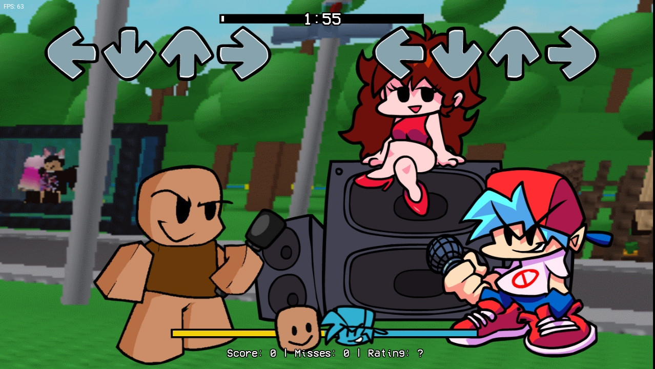 Vs Roblox Carl The NPC Mod for Friday Night Funkin' | FNF Mods