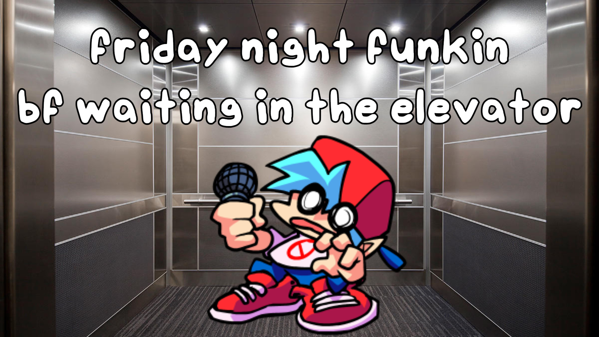 bf waiting in the elevator [Friday Night Funkin'] [Mods]