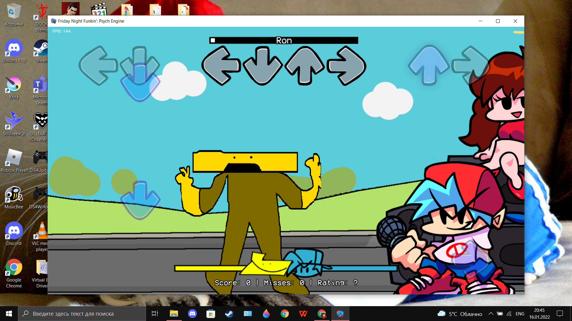 Ron Makeover/Ron Psych Engine Recreation 1.5 [Friday Night Funkin'] [Mods]