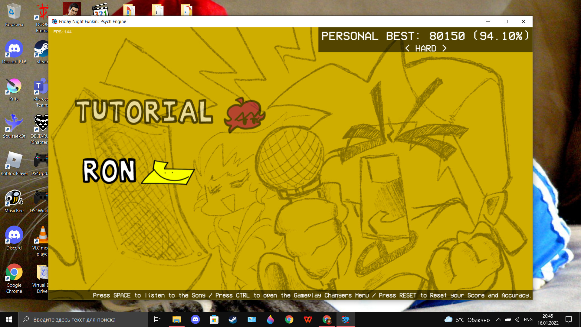 Ron Makeover/Ron Psych Engine Recreation 1.5 [Friday Night Funkin'] [Mods]