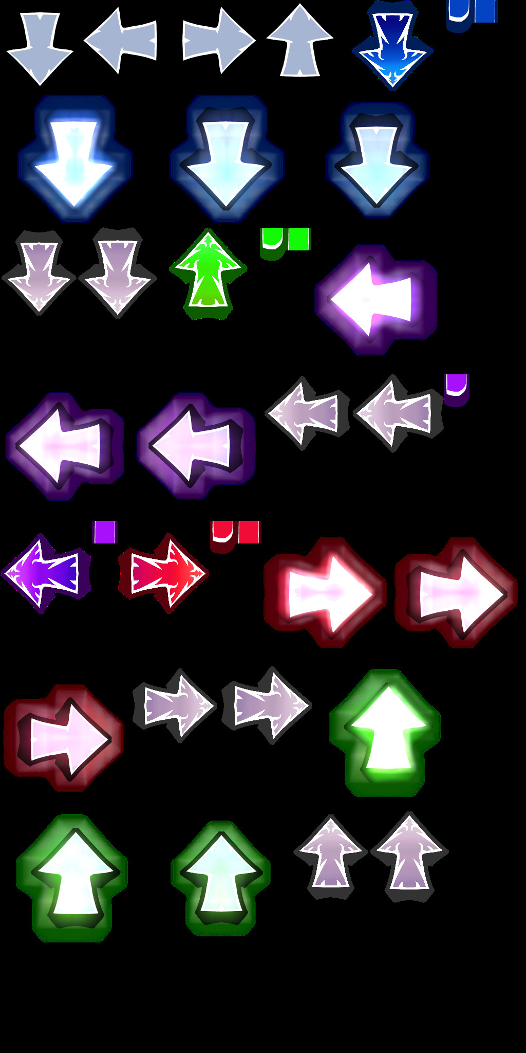 Note Assets in my style Mod for Friday Night Funkin' | FNF Mods