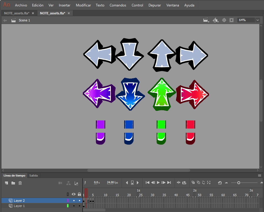 Note Assets in my style Mod for Friday Night Funkin' | FNF Mods