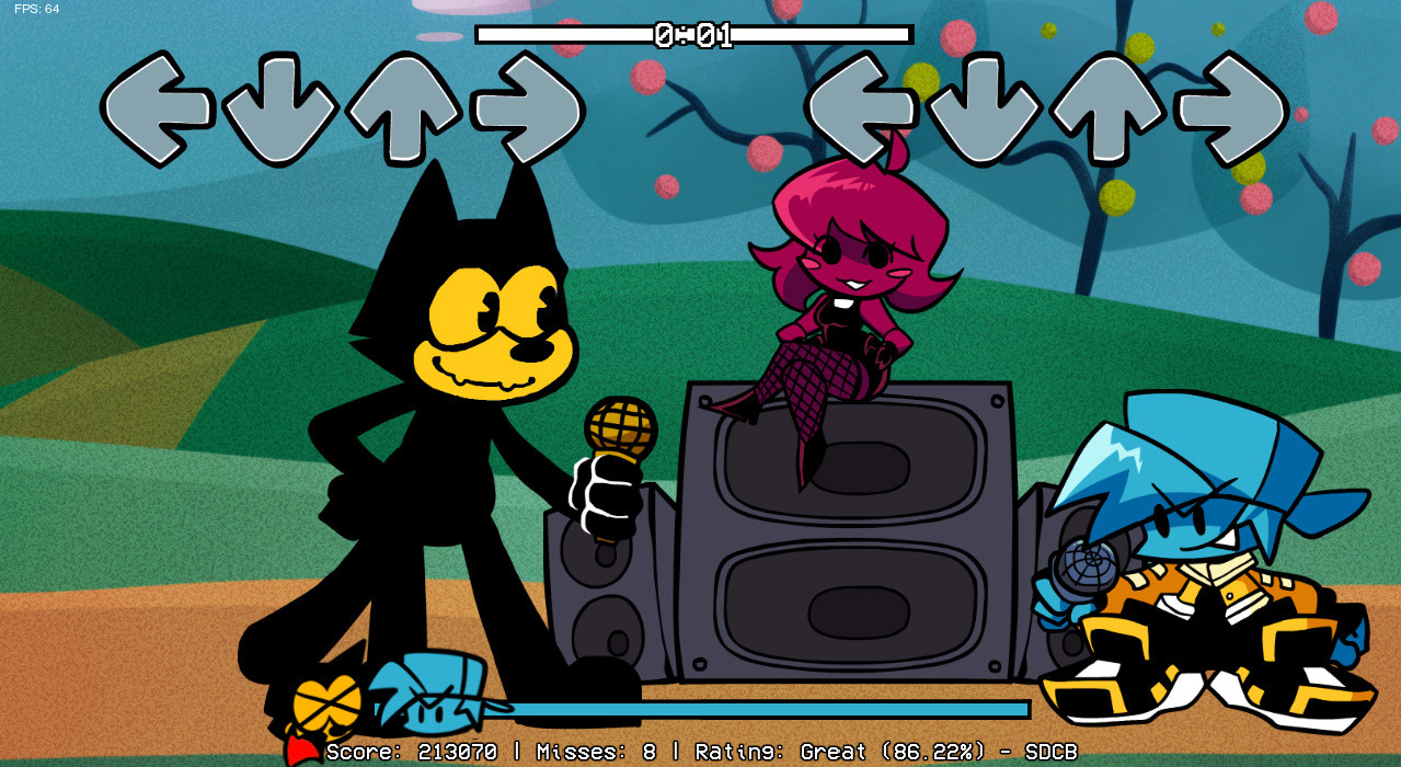 Felix the Cat Minus Mod for Friday Night Funkin' | FNF Mods