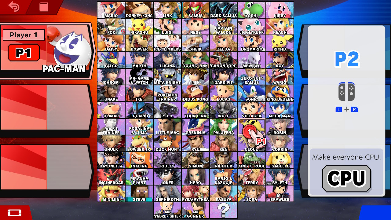 NBA Pac-Man Skin Mod for Super Smash Bros. Ultimate | SSBU Mods