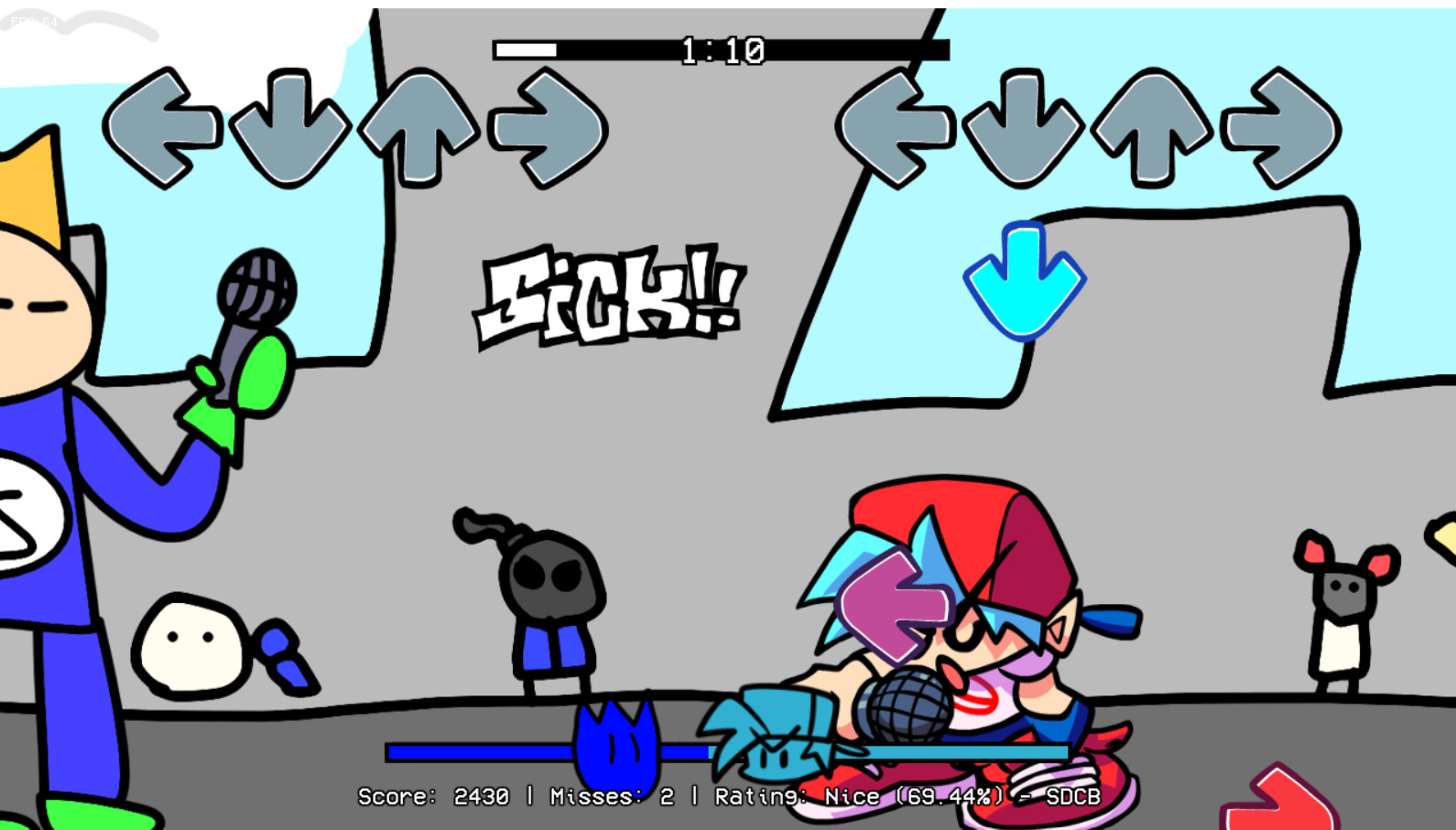 FNF V.S. Super Sam (OC) [Friday Night Funkin'] [Mods]