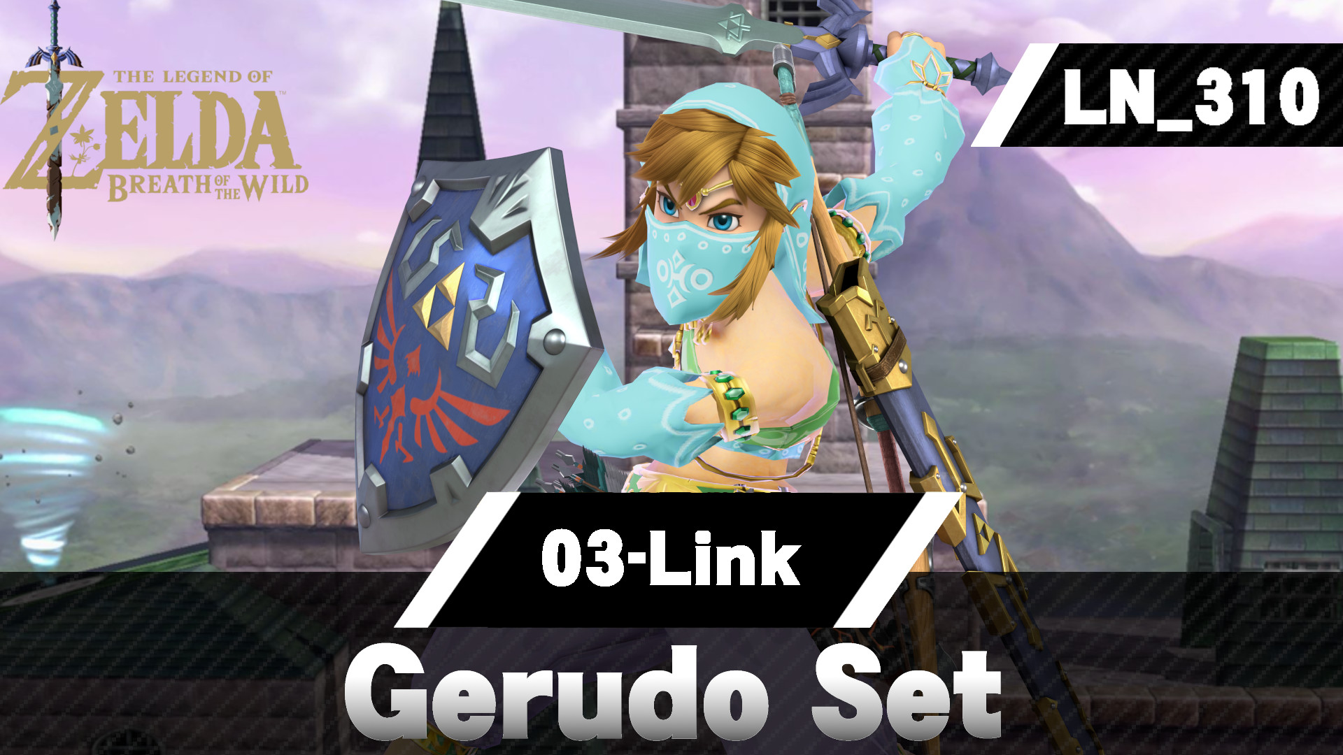 Gerudo Set Link Mod for Super Smash Bros. Ultimate | SSBU Mods
