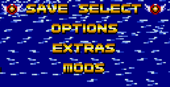 Menu on Title Screen Mod for Sonic the Hedgehog Forever | S1F Mods