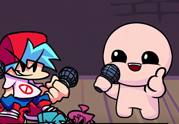 Playable Isaac from The Binding of Isaac Mod for Friday Night Funkin ...