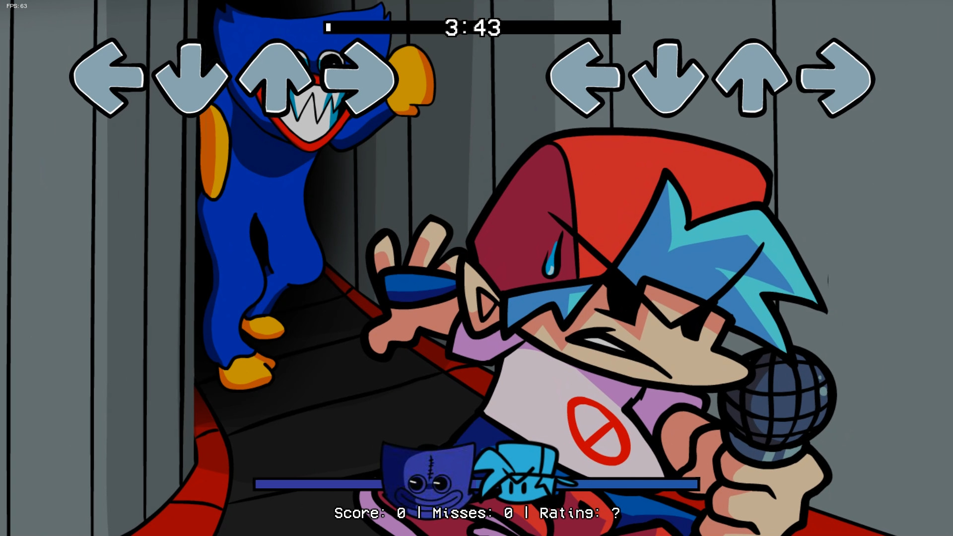 VS Huggy Wuggy | Vent mode V2 (DEMO) Mod for Friday Night Funkin' | FNF ...