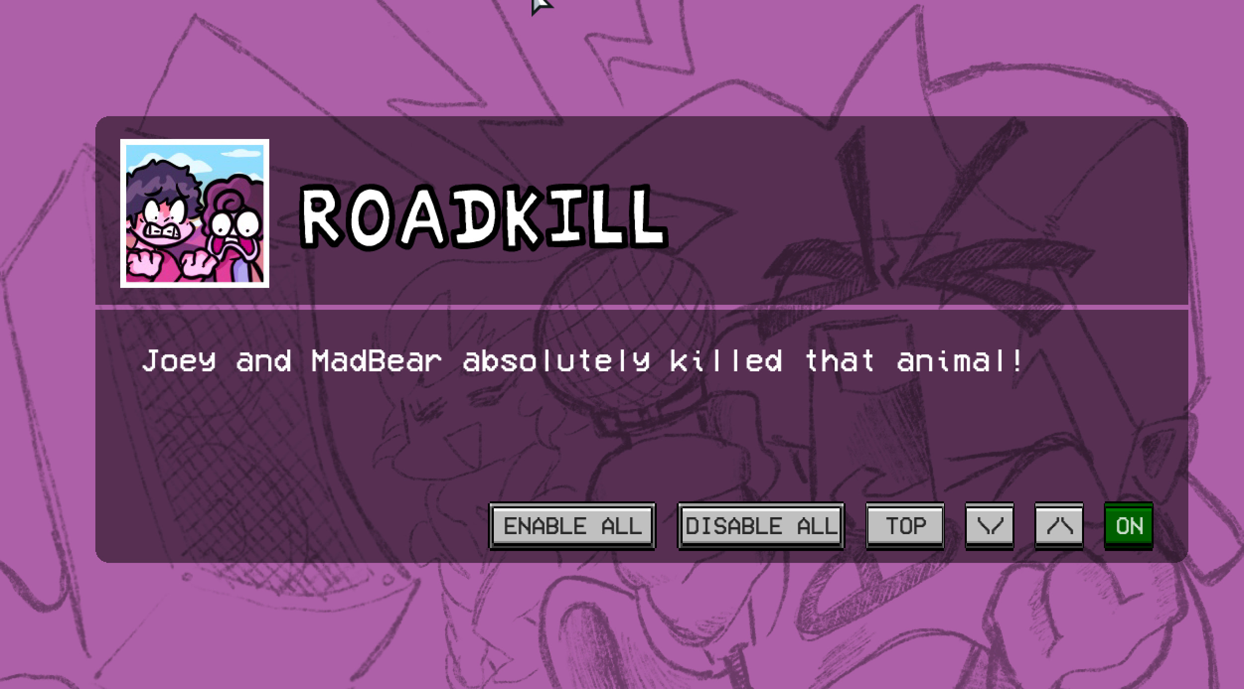 Roadkill Mod for Friday Night Funkin' | FNF Mods