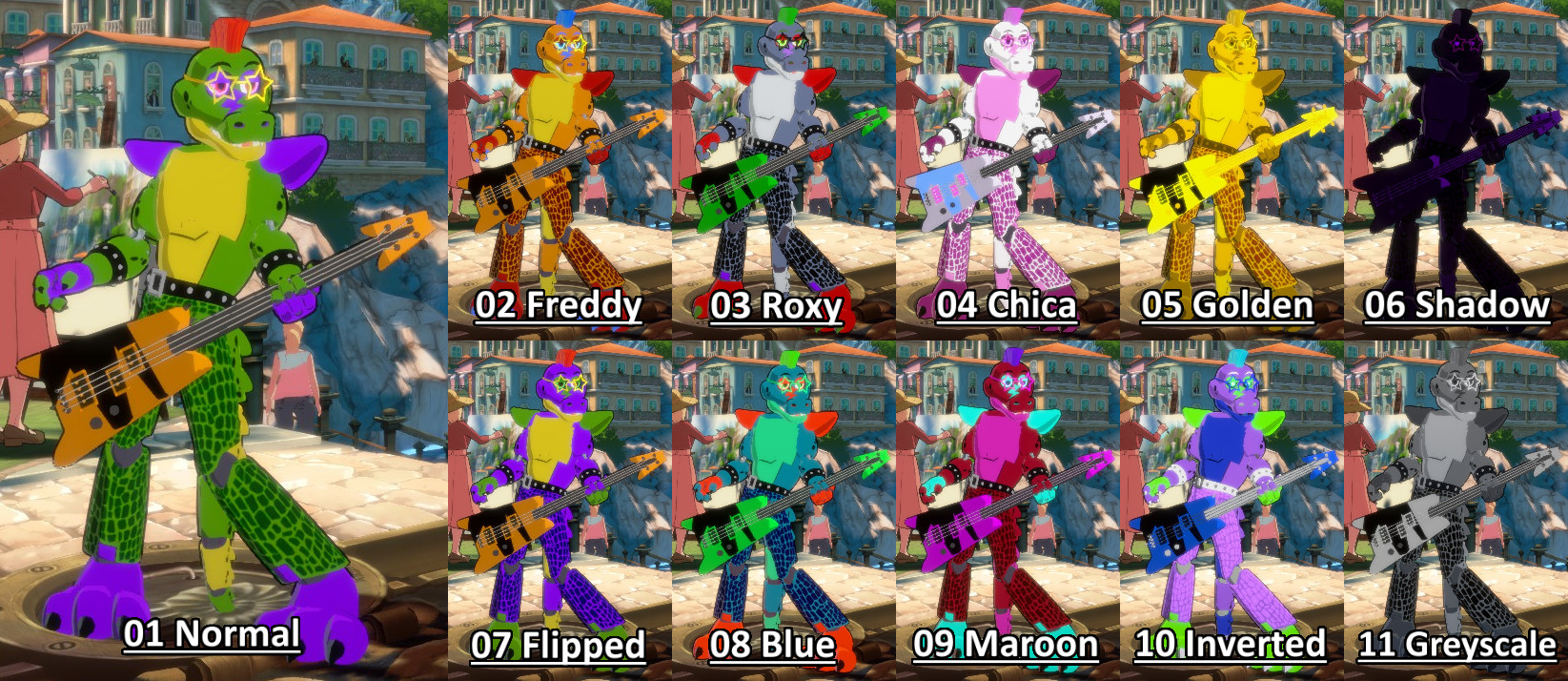 Montgomery Gator (Monty) over I-No Mod for GUILTY GEAR -STRIVE- | GGST Mods