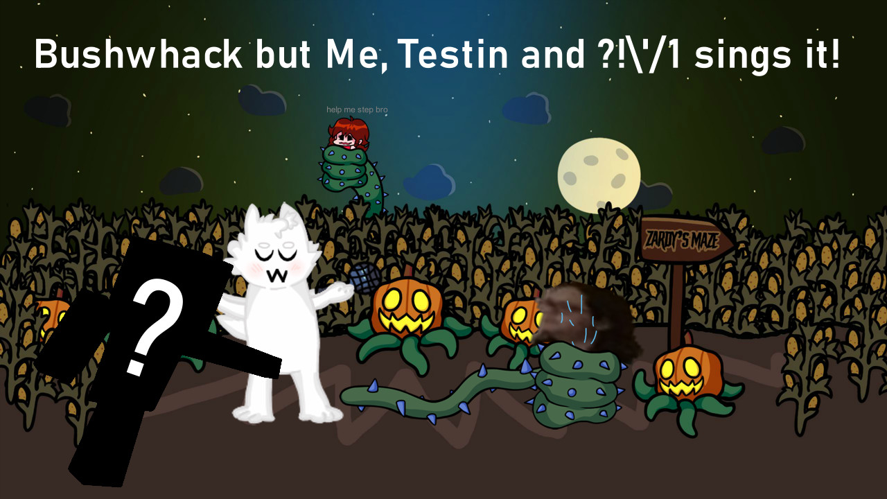 Vs Testinprogress Foolhardy + Bushwhack Mod for Friday Night Funkin ...