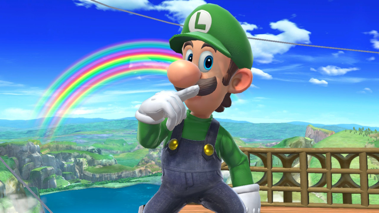 Luigi Super Style Texture [Super Smash Bros. Ultimate] [Mods]