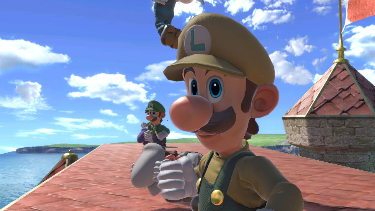 Luigi Super Style Texture [Super Smash Bros. Ultimate] [Mods]