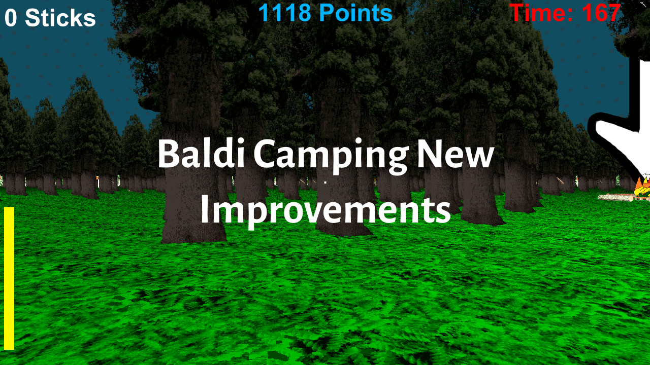 Baldi Camping New Improvements Mod for Baldi's Basics | Baldi Mods