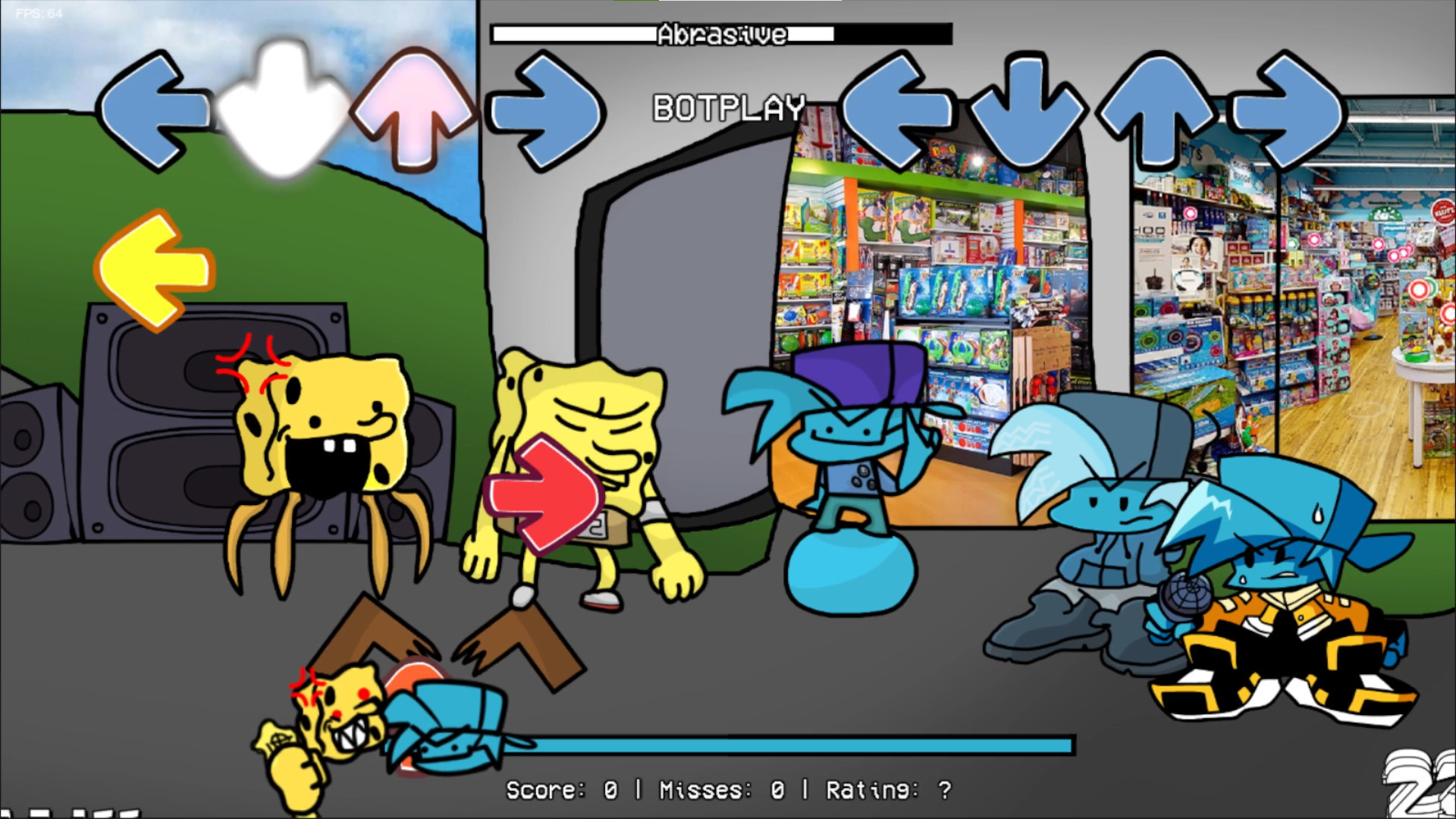 Minus Spong ( Nelsonhazlett Version ) 2.0 update Mod for Friday Night ...