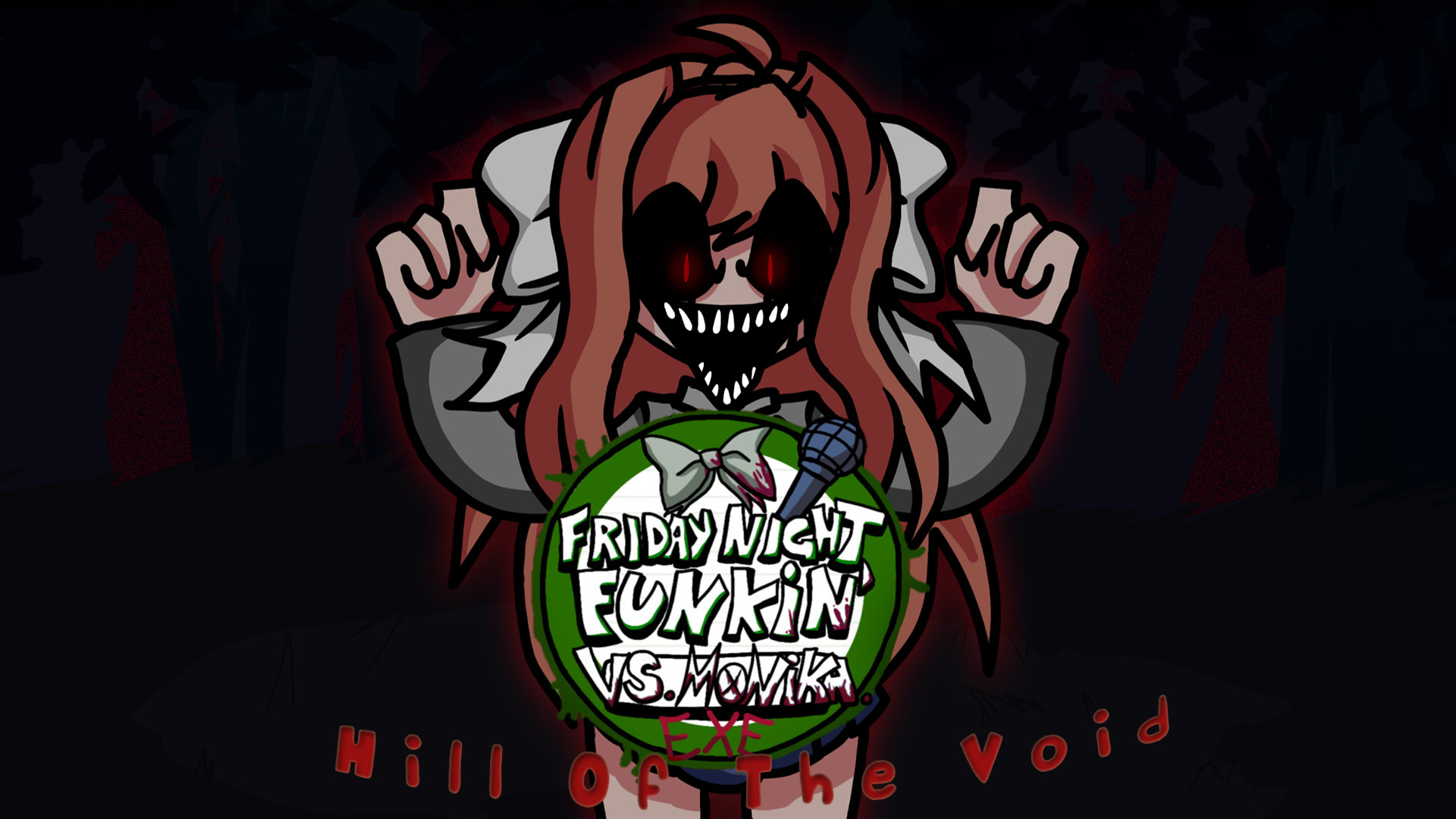 The Monika.EXE Hill Of The Void Mod for Friday Night Funkin' | FNF Mods
