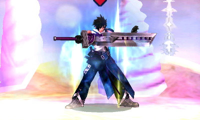 Sasuke Uchiha texture hack over Cloud Mod for Super Smash Bros. (3DS ...