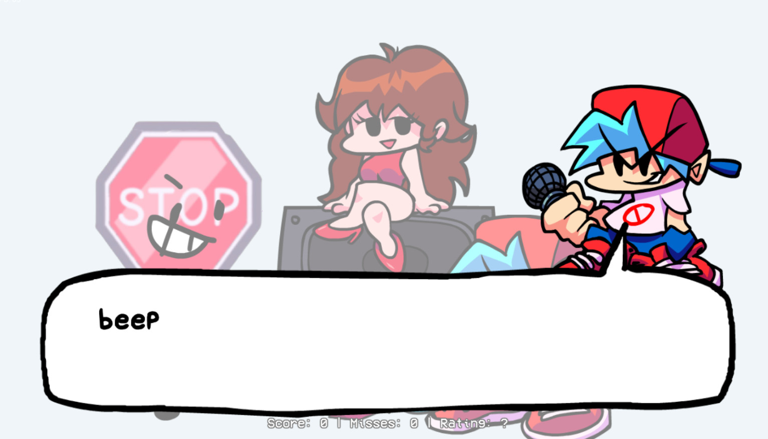 VS STOP sign [Friday Night Funkin'] [Mods]