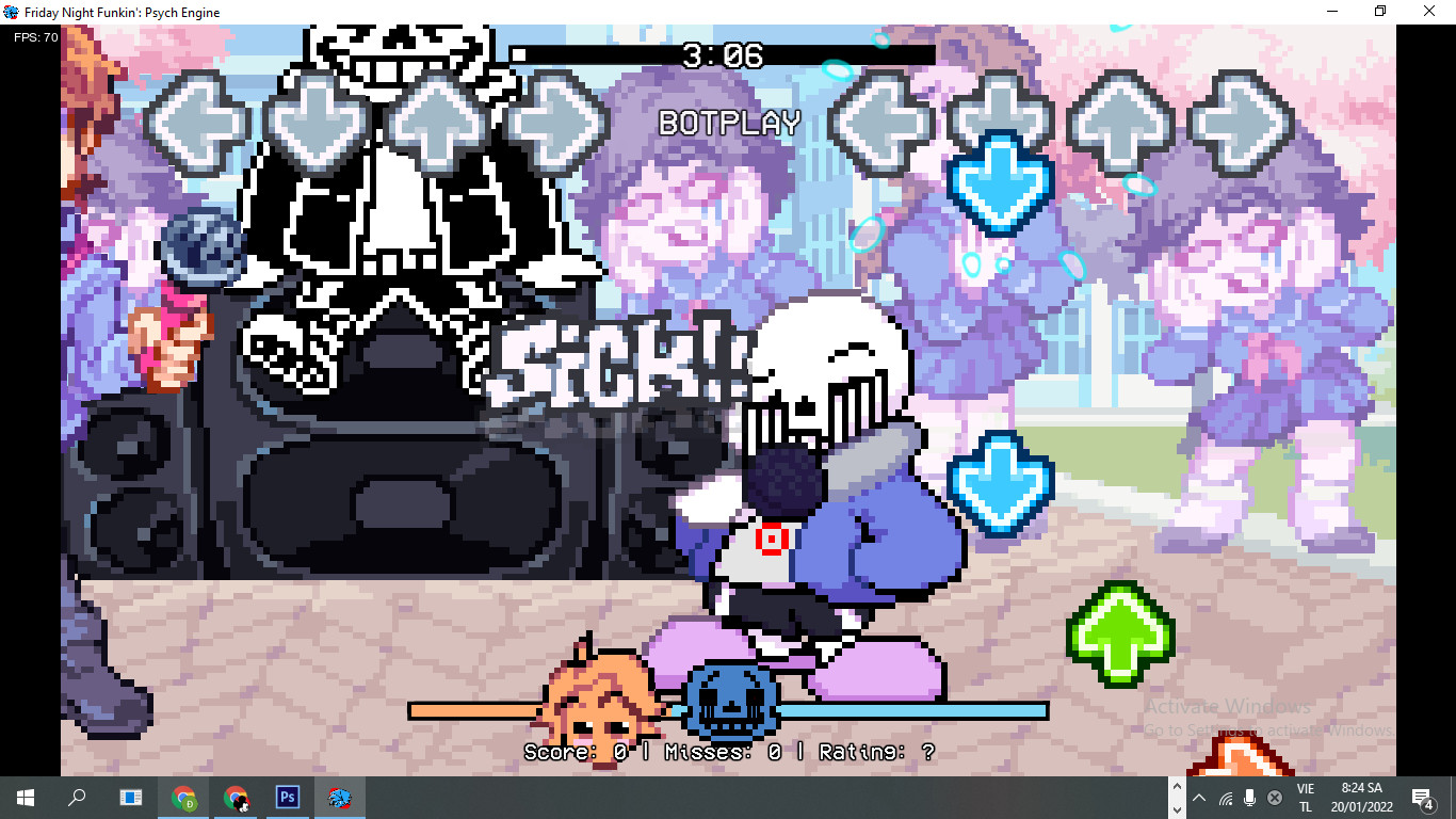 Playable Dust Sans And Killer Sans Mod for Friday Night Funkin' | FNF Mods