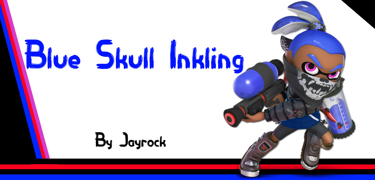 Blue Skull Inkling Mod for Super Smash Bros. Ultimate | SSBU Mods