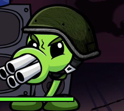 Playable Gatling Pea Mod for Friday Night Funkin' | FNF Mods