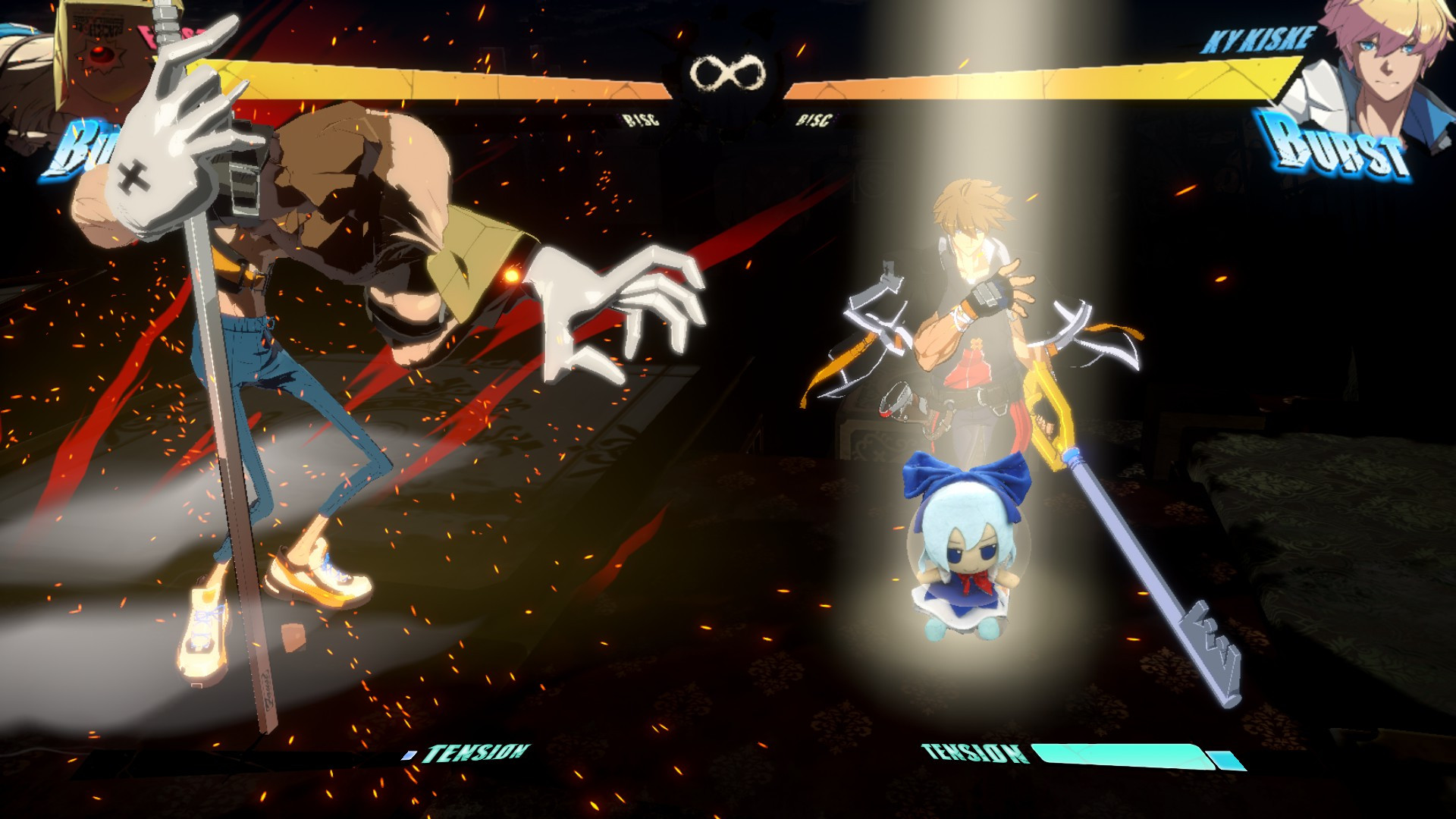 Cirno Fumo over Faust Clover Mod for GUILTY GEAR -STRIVE- | GGST Mods