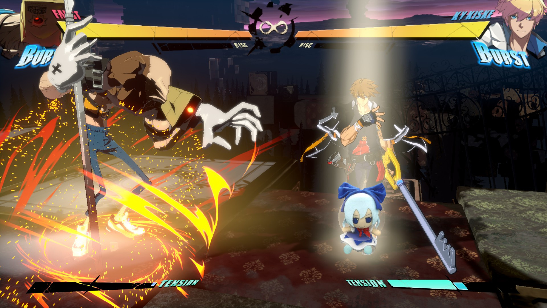 Cirno Fumo over Faust Clover Mod for GUILTY GEAR -STRIVE- | GGST Mods