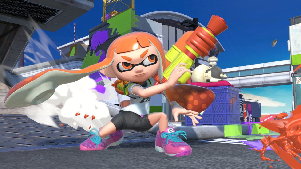 Red Inkling Effects + New Splattershot Textures Mod for Super Smash ...