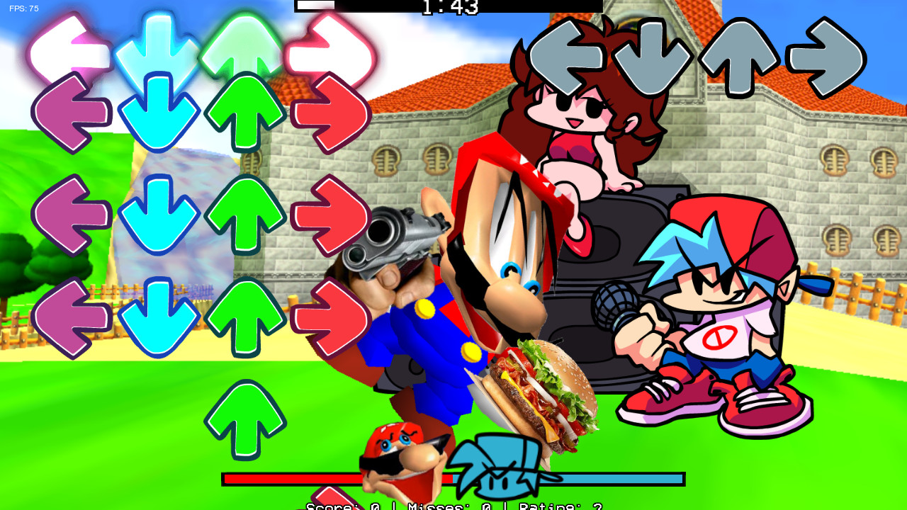 Vs Stupid Mario (Friday Night Funkin) Mod for Friday Night Funkin ...